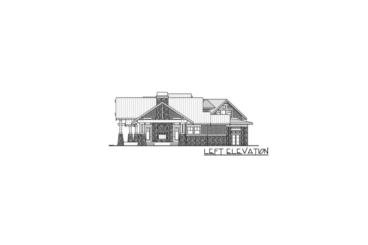 Mountain Craftsman House Plan Under 3800 Square Feet with 3-to-5 ...