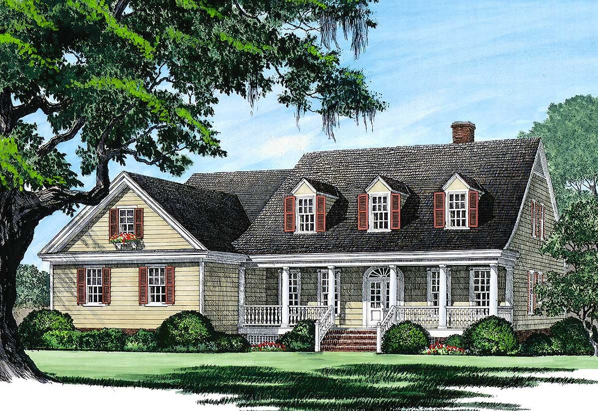 Charming Country Home Plan - 32436WP | Architectural Designs - House Plans