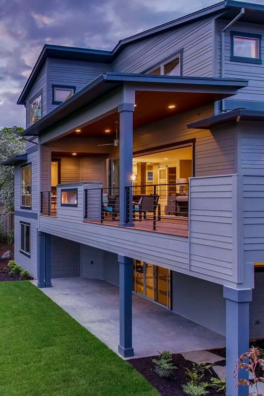 Modern House Plan With Finished Lower Level - 85223MS | Architectural ...