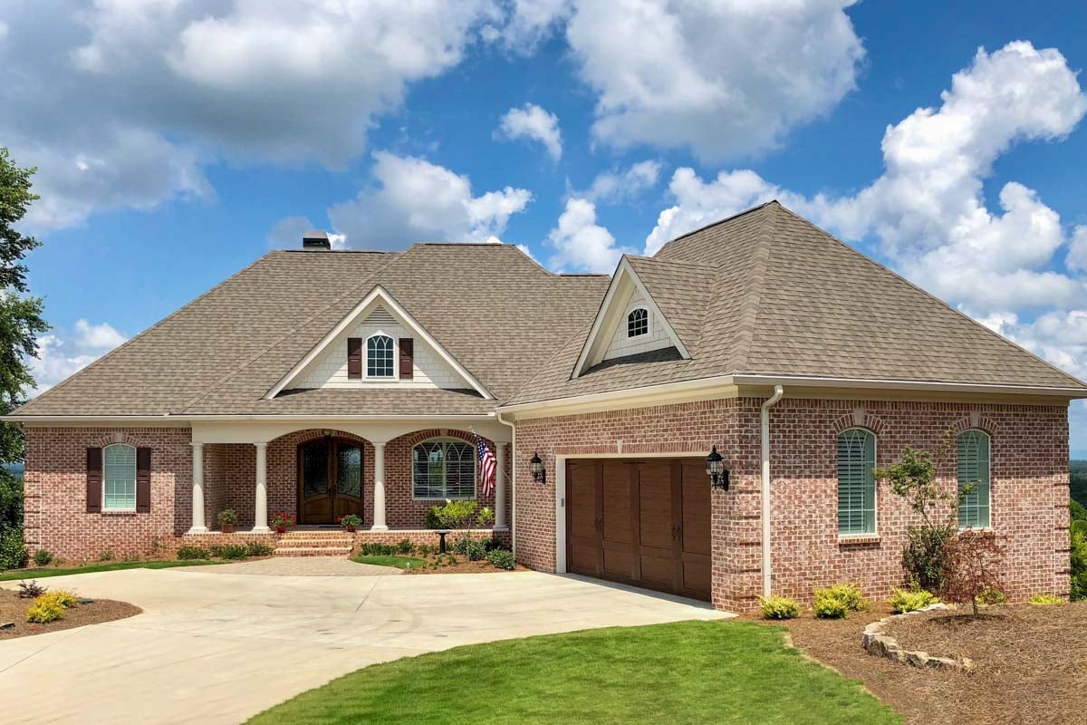 Attractive Southern House Plan with Finished Lower Level - 24381TW ...