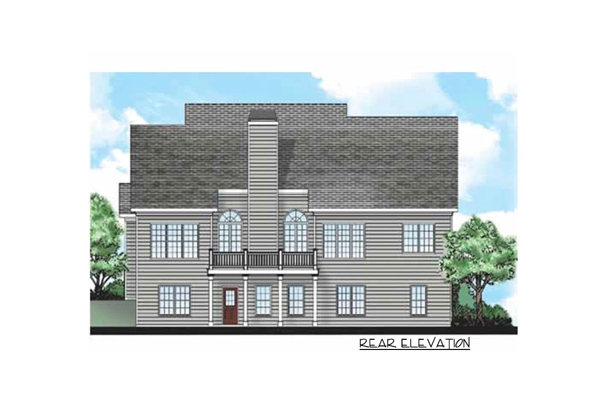 3 or 4 Bed Traditional Home Plan with Flex Room - 710295BTZ ...