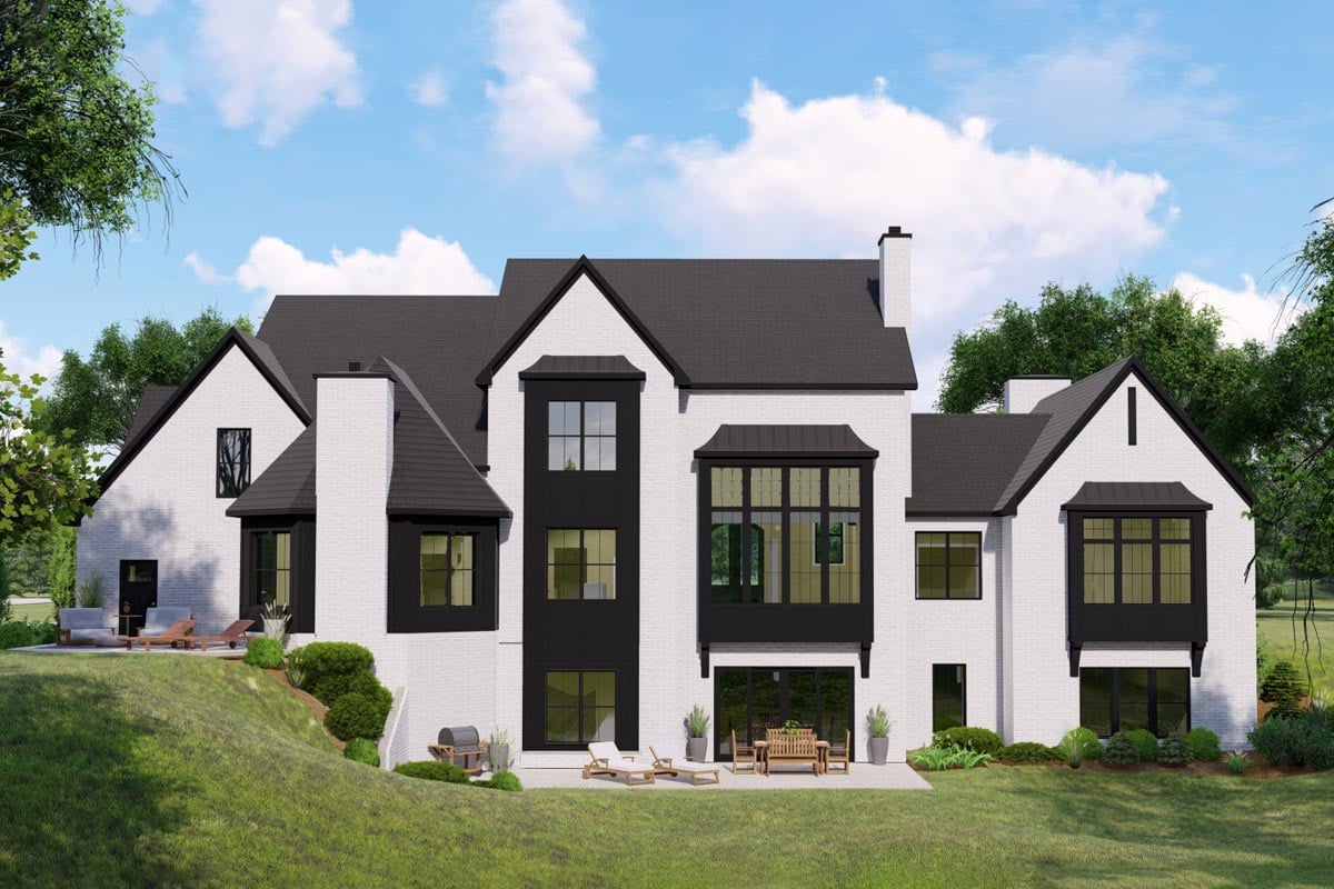 Transitional European Home Plan with Optional Lower Level and Bonus ...