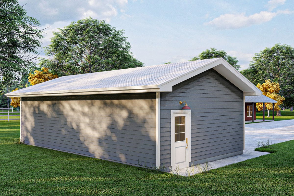 Detached Garage with 3 9x7 Overhead Doors - 680 Sq Ft - 623379DJ ...