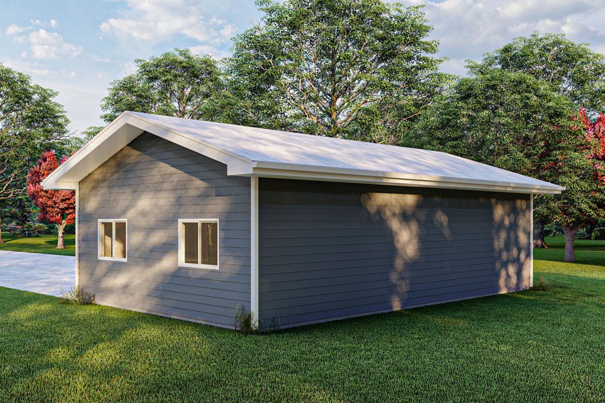 Detached Garage with 3 9x7 Overhead Doors - 680 Sq Ft - 623379DJ ...
