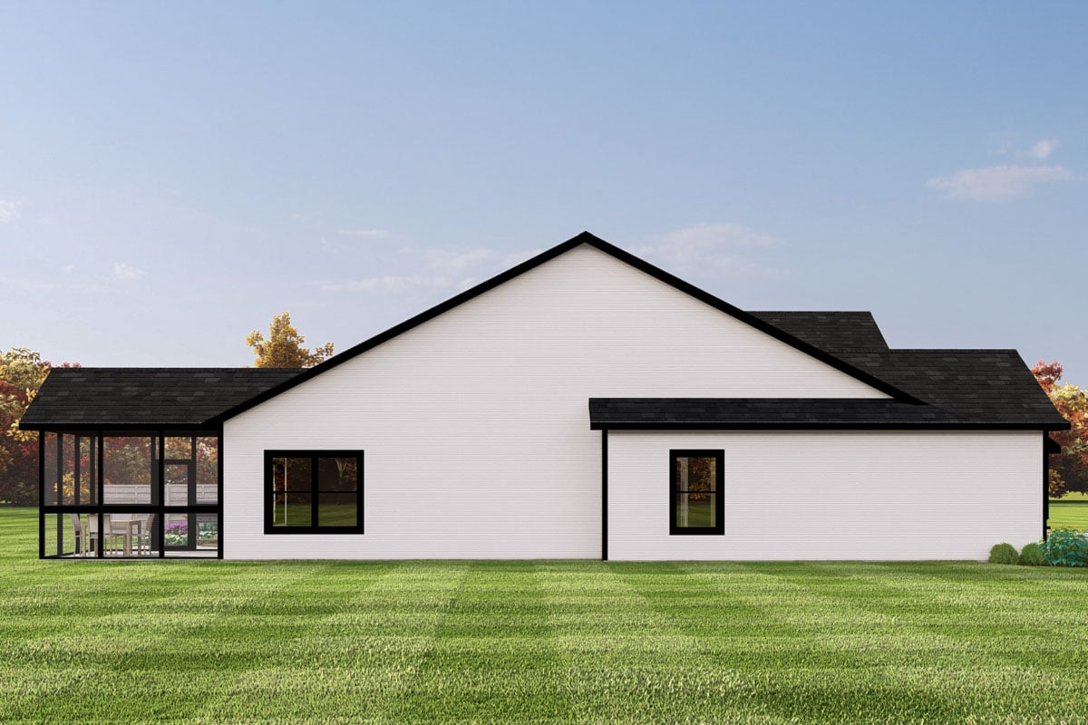 Single-Story Duplex House Plan with Matching 3-Bedroom Units - 1765 Sq ...