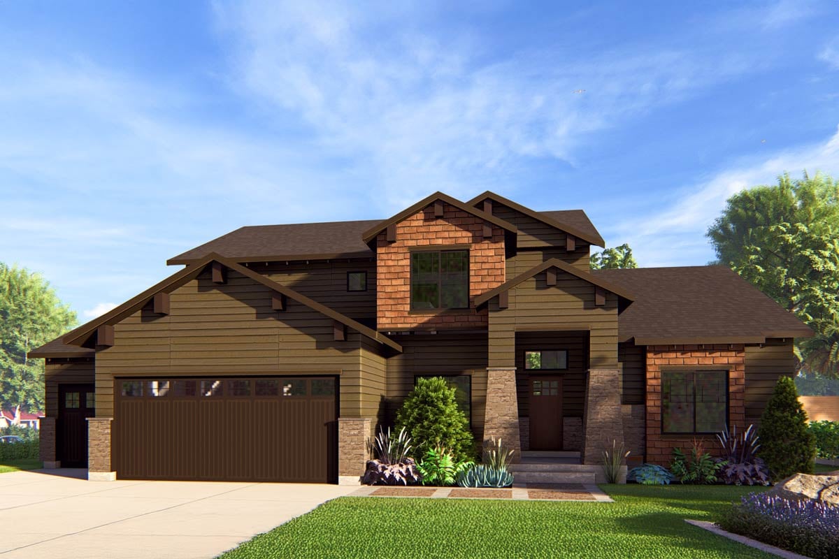 Corner Lot House Plans - Architectural Designs