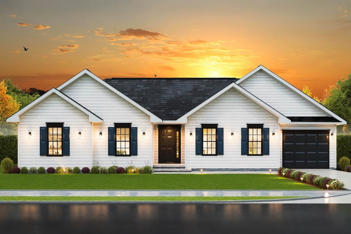 Charming Country Ranch with Open Layout and Deck - 25913GE ...