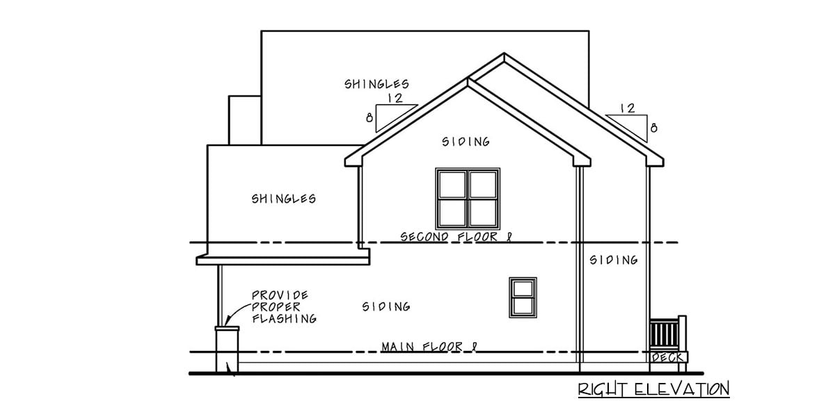 4 Bed Traditional House Plan with Flex Room - 42375DB | Architectural ...