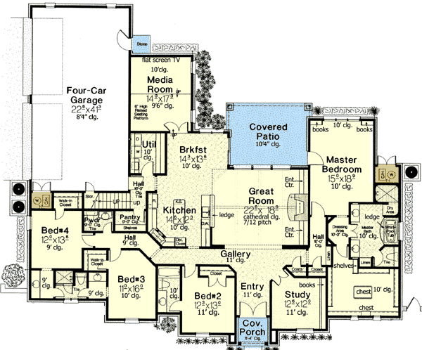 Luxurious Master Suite - 48375FM | Architectural Designs - House Plans