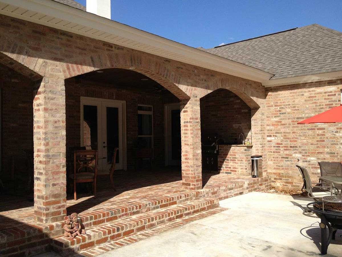 French Country Home Plan with Grand Front Porch - 56360SM ...