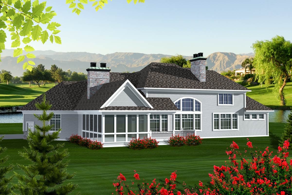 Elegant Master Down House Plan - 89897AH | Architectural Designs ...