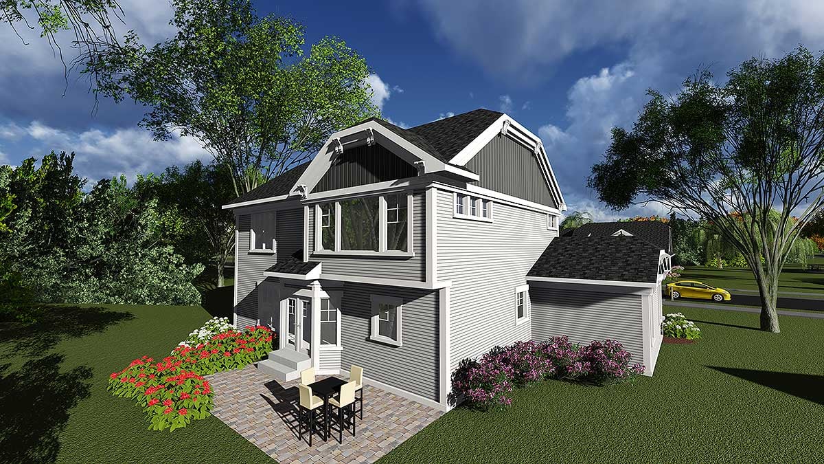 3 Bedroom Clipped Gable House Plan - 89991AH | Architectural Designs ...
