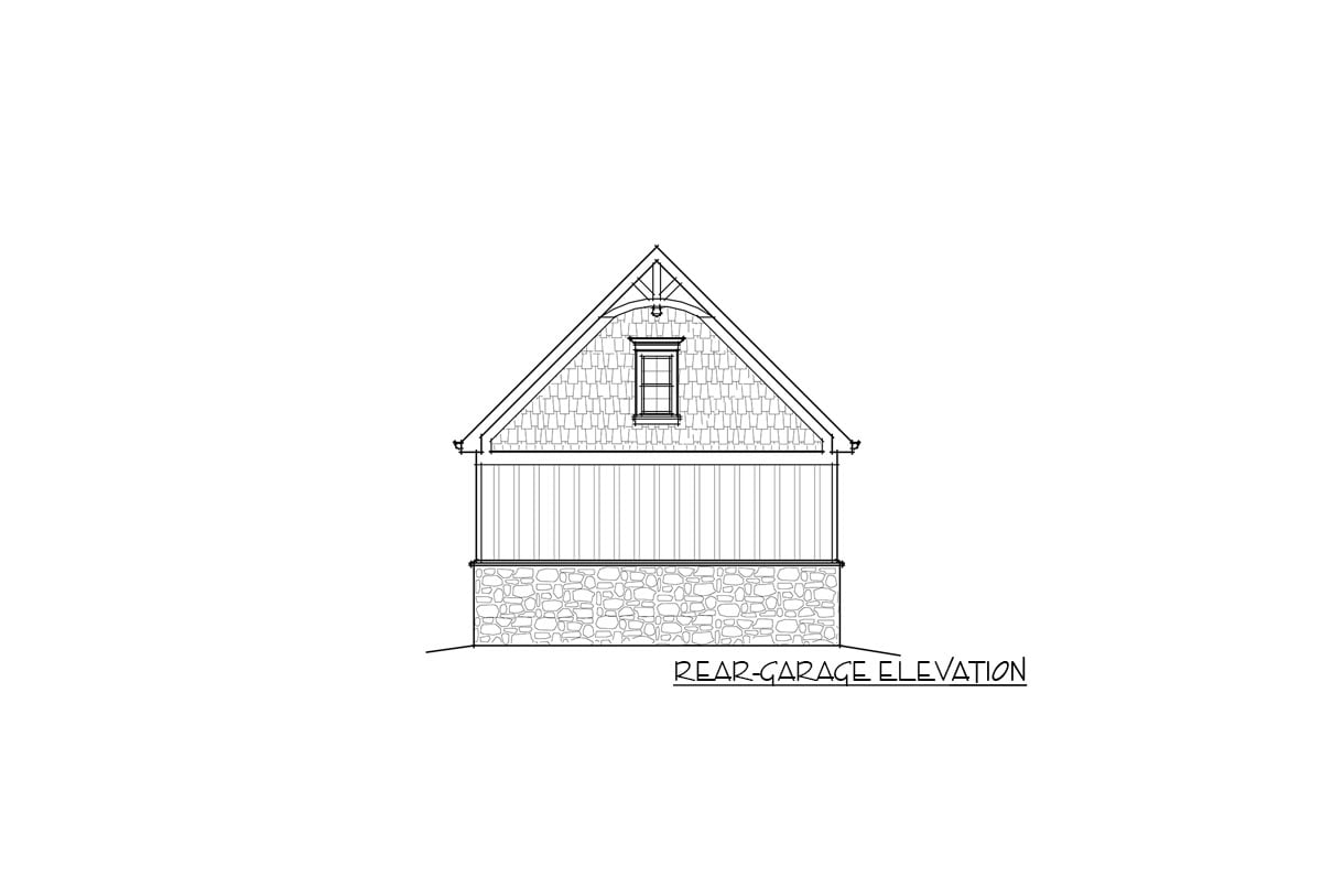 Lake House Plan with Lower Level Boat Garage - 2120 Sq Ft - 92310MX ...