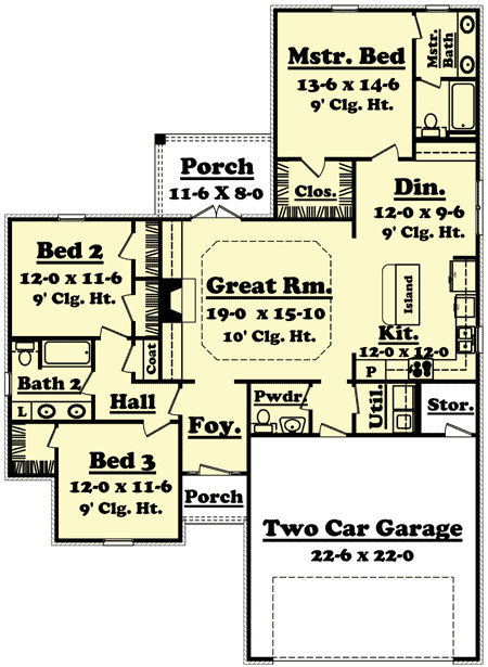 Modification Request for Plan 11721HZ: Three Bedroom Split ...