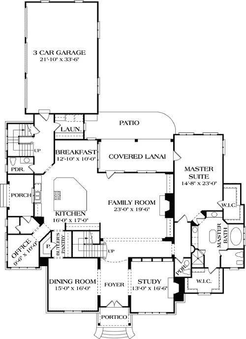 Plan 17534LV: Unique Flair