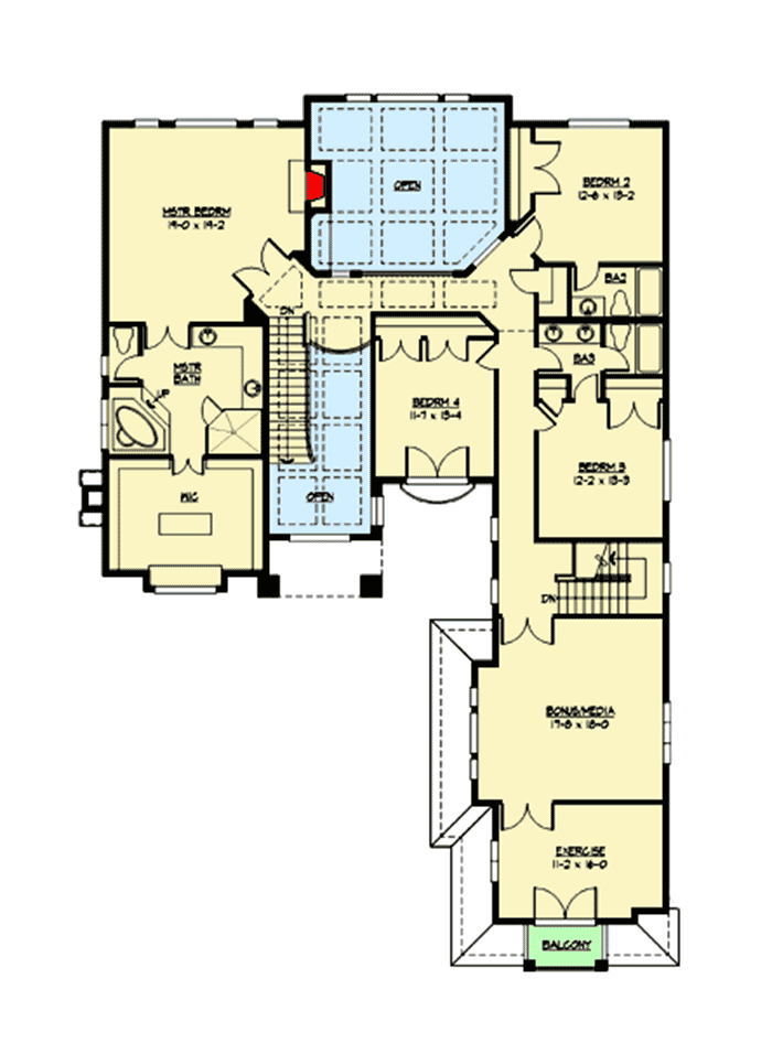 Plan 23359JD: Two-Story Ceilings
