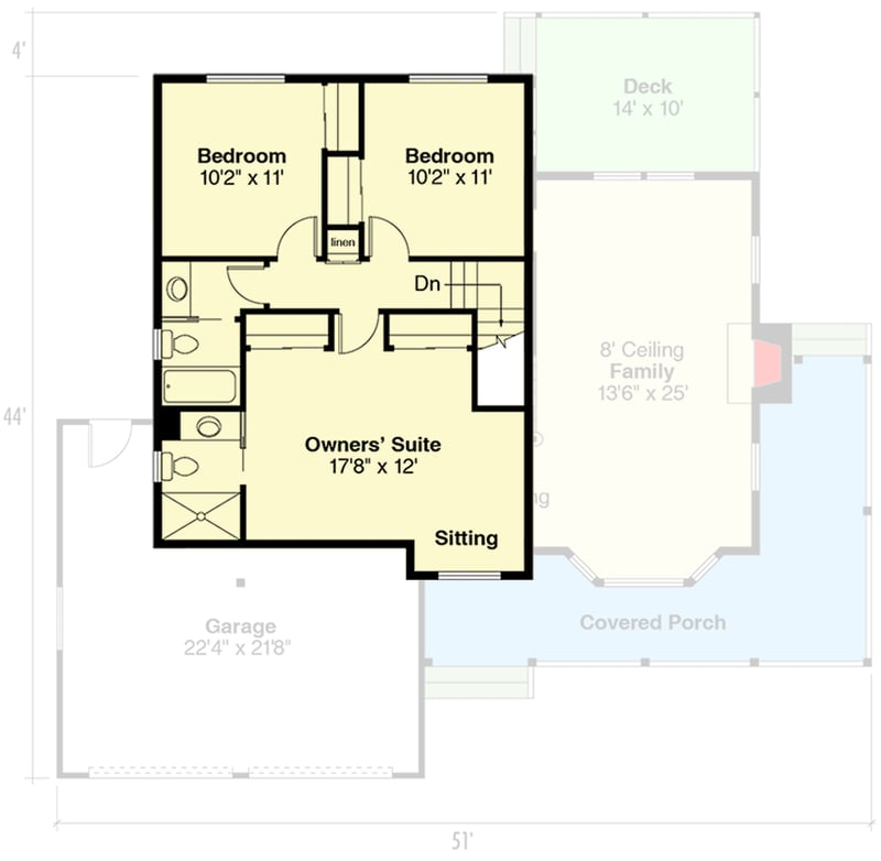 Plan 72382DA: Country Home Plan Under 1700 Square Feet with Wraparound ...