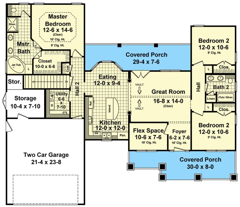 Plan 51208MM: 3-Bed Craftsman House Plan Under 1650 Square Feet