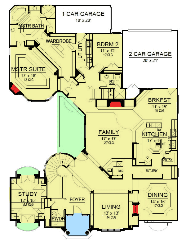 Modification Request for Plan 36444TX: Bold Mediterranean House Plan ...