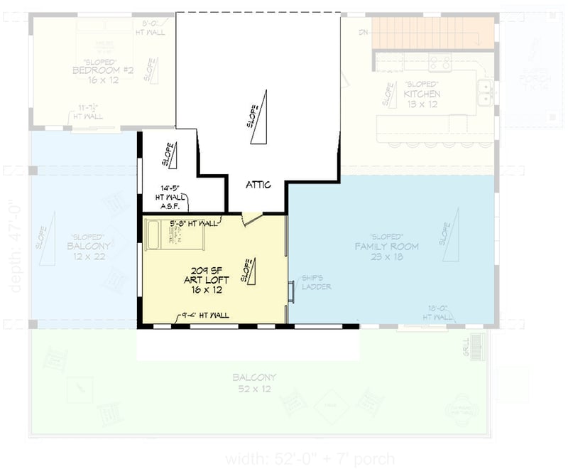 Plan 680504VR: Three-Story Mountain Vacation House Plan with Workshop ...