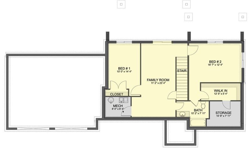 Plan 61623UT: 3-Bed Modern Mountain House Plan with Finished Lower ...