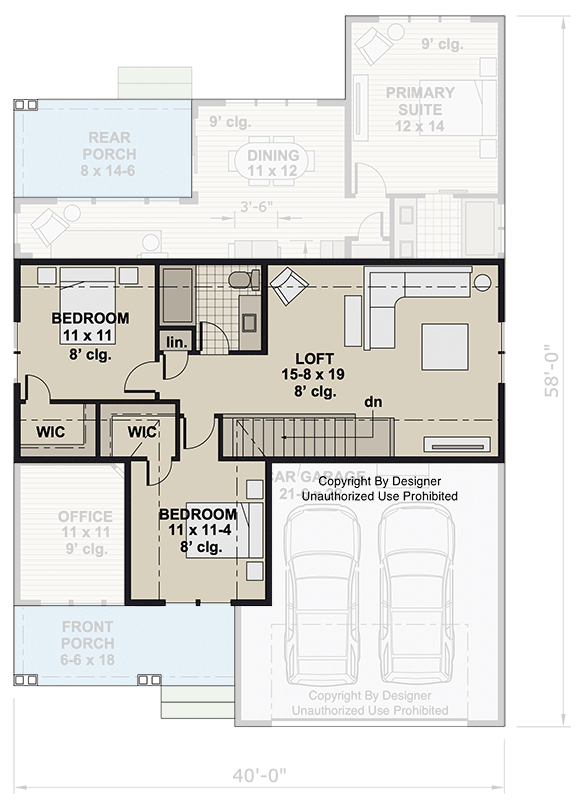 Plan 140005RK: Country House Plan with Master Suite on Main