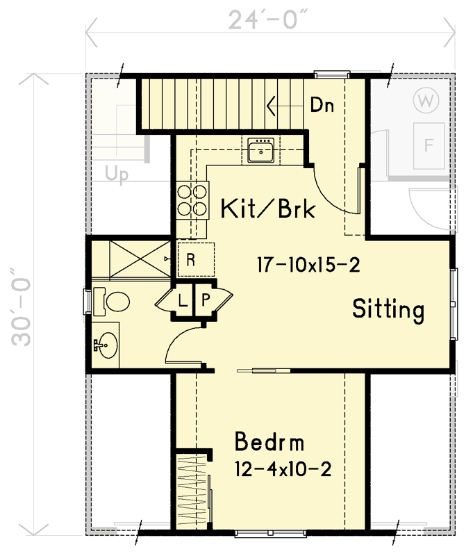 Plan 22014SL: Colonial-Style House Plan with Upper-Level Master Suite