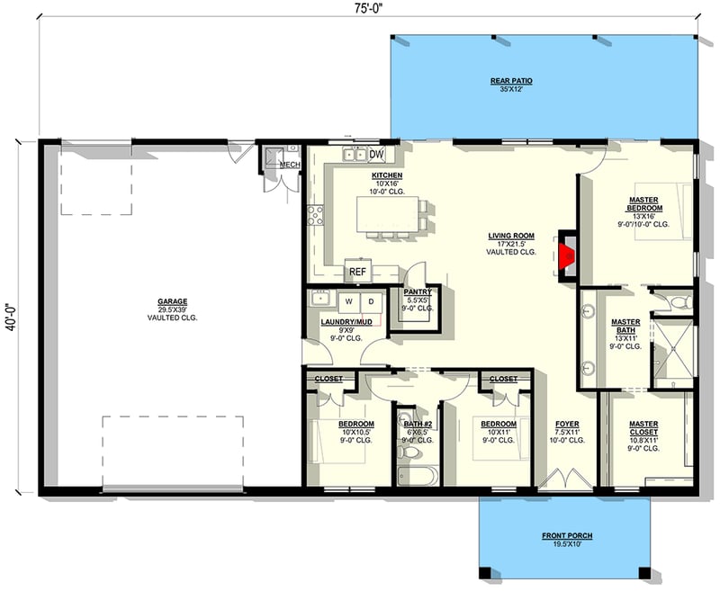 Cost-to-Build Report for Plan 405067FDC: Modern Barndominium House Plan ...