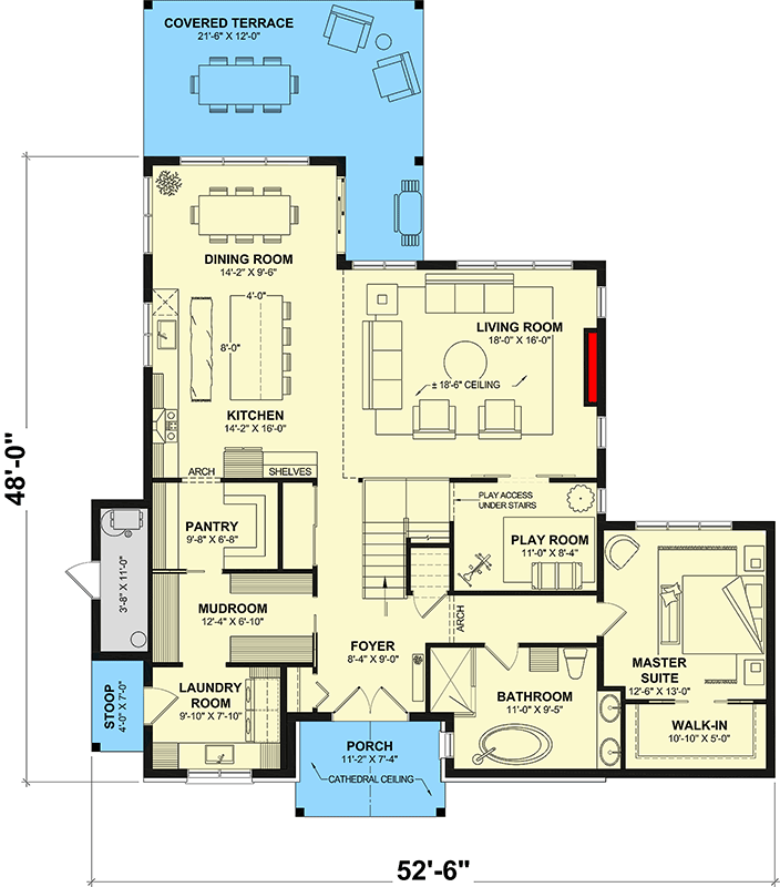 Plan 22717DR: Open Concept Modern Farmhouse House Plan with 5 Beds ...