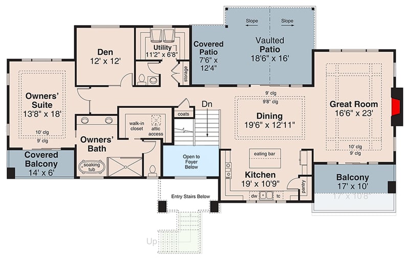 Plan 720167DA: Striking Contemporary Split-Level House Plan with ...