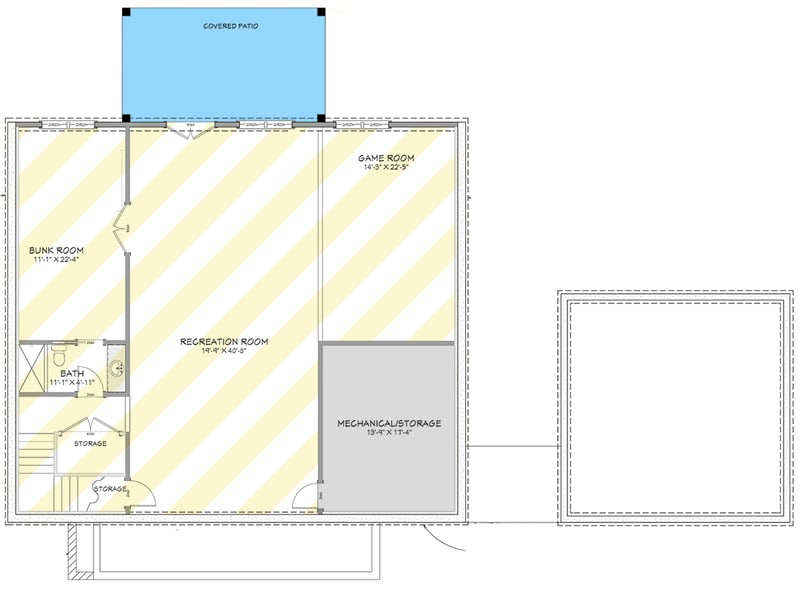 Plan 800004GDP: Modern Farmhouse 4-Bed House Plan with Two-Story Great ...