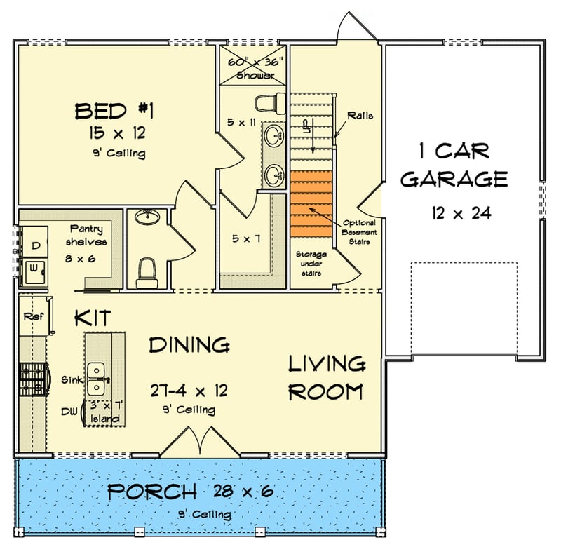 Plan 52499WM: Charming Craftsman Cottage House Plan with Main Level ...