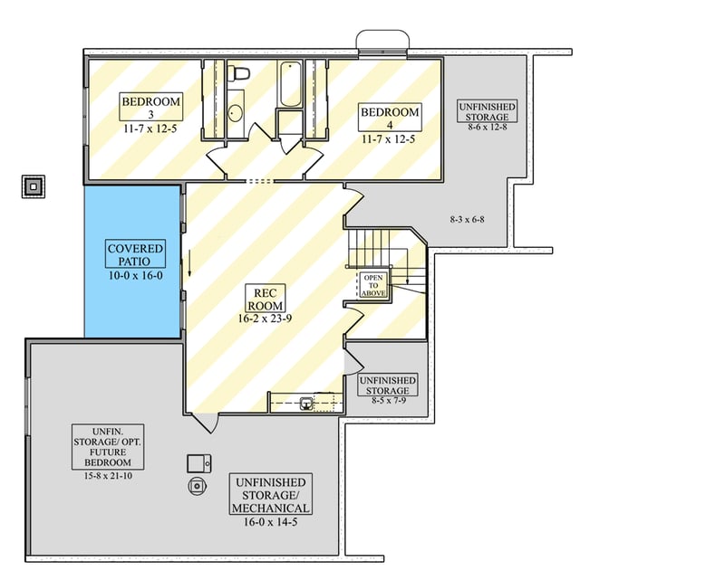 Plan 95365RW: Craftsman Ranch House Plan with 1995 Sq Ft and 3-Car Garage