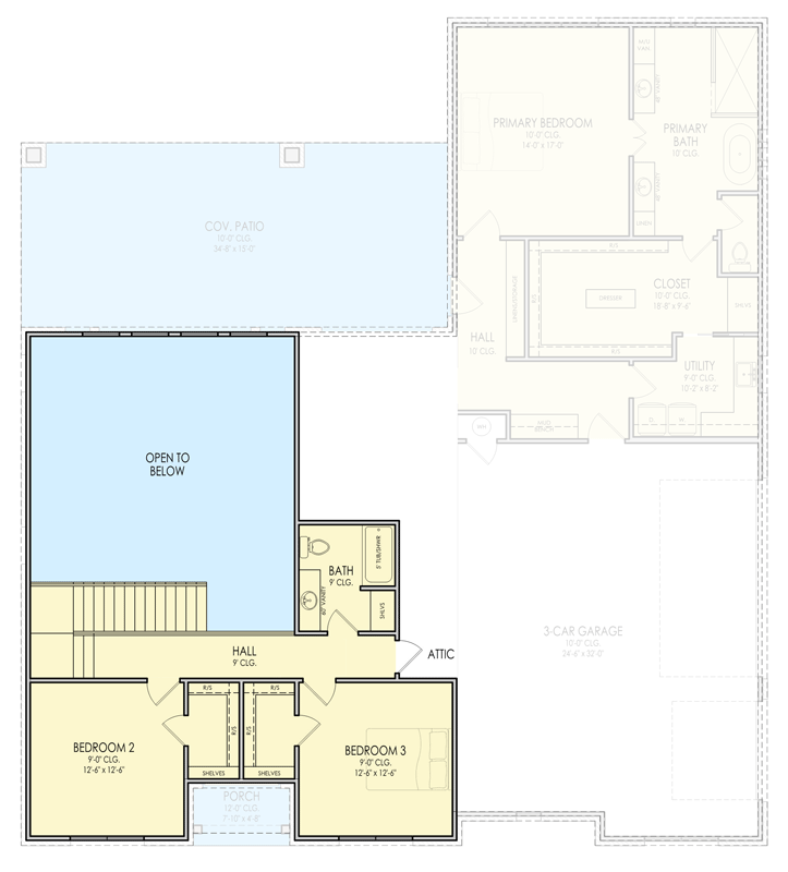 Plan 880018HLN: New American Farmhouse House Plan with 3 Bedrooms and ...