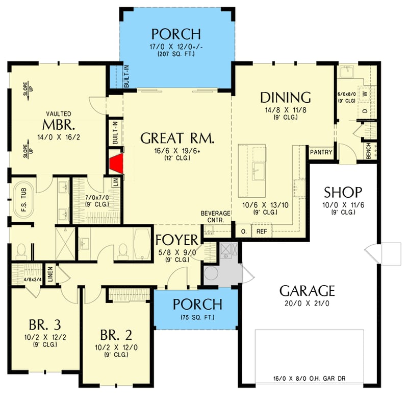 Cost-to-Build Report for Plan 69920AM: Modern Farmhouse House Plan with ...