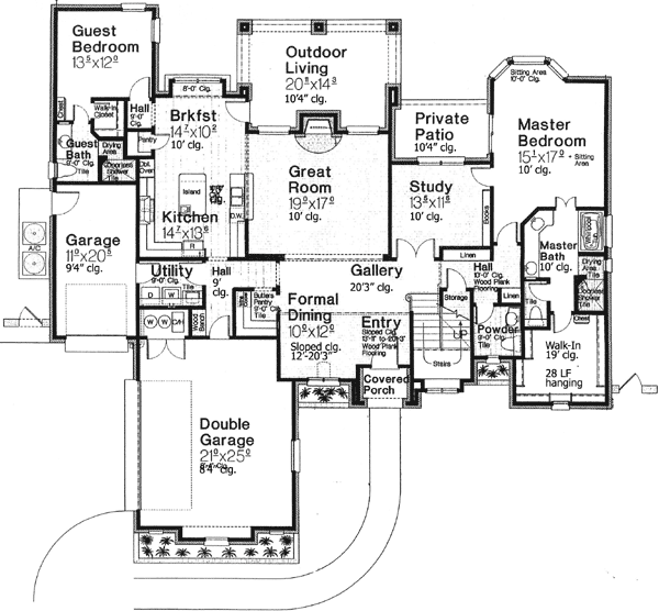 Plan 48356FM: Private Guest Suite