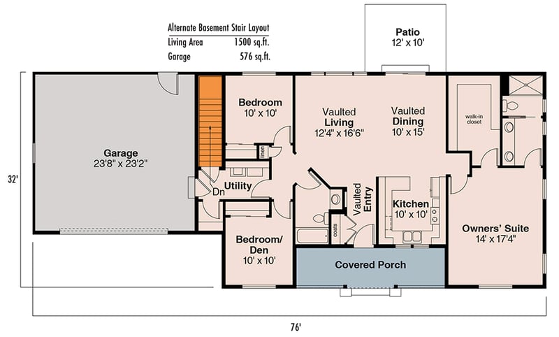 Cost-to-Build Report for Plan 72138DA: Country Ranch House Plan with ...