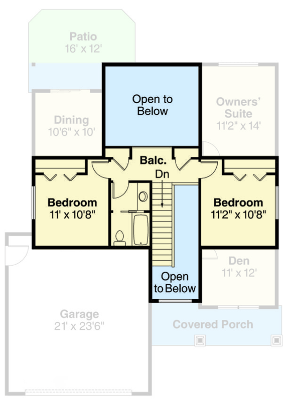 Plan 72222DA: Craftsman House Plan with Main Floor Master and Two-Story ...