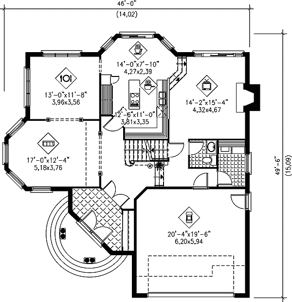 Plan 80451PM: Manor Style House Plan