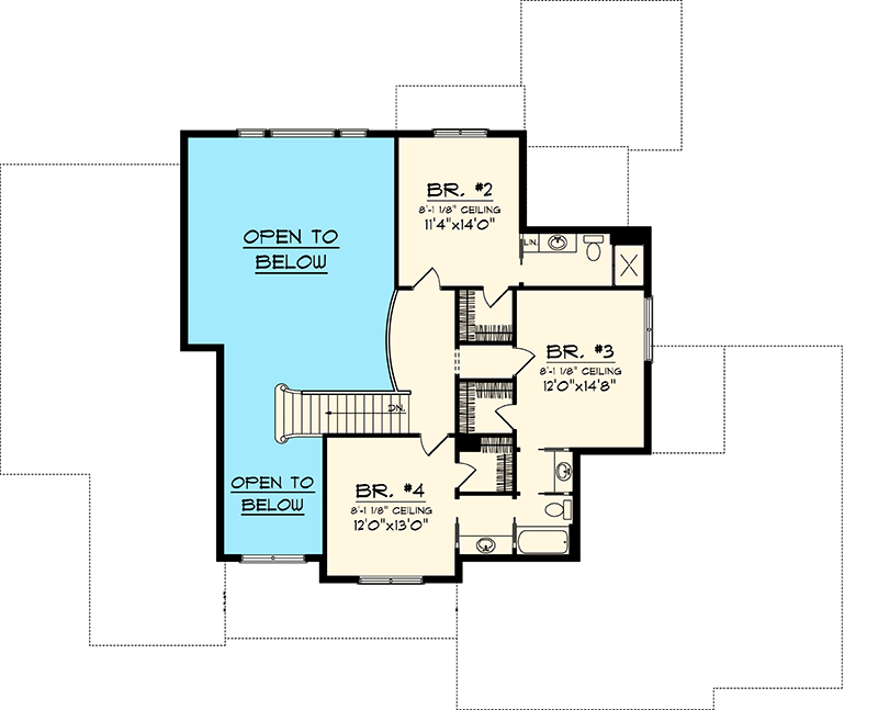 Plan 89836AH: Craftsman Touches and Dramatic 2-Story Ceilings