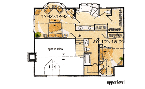 Mountain Cabin - 11545KN | Architectural Designs - House Plans