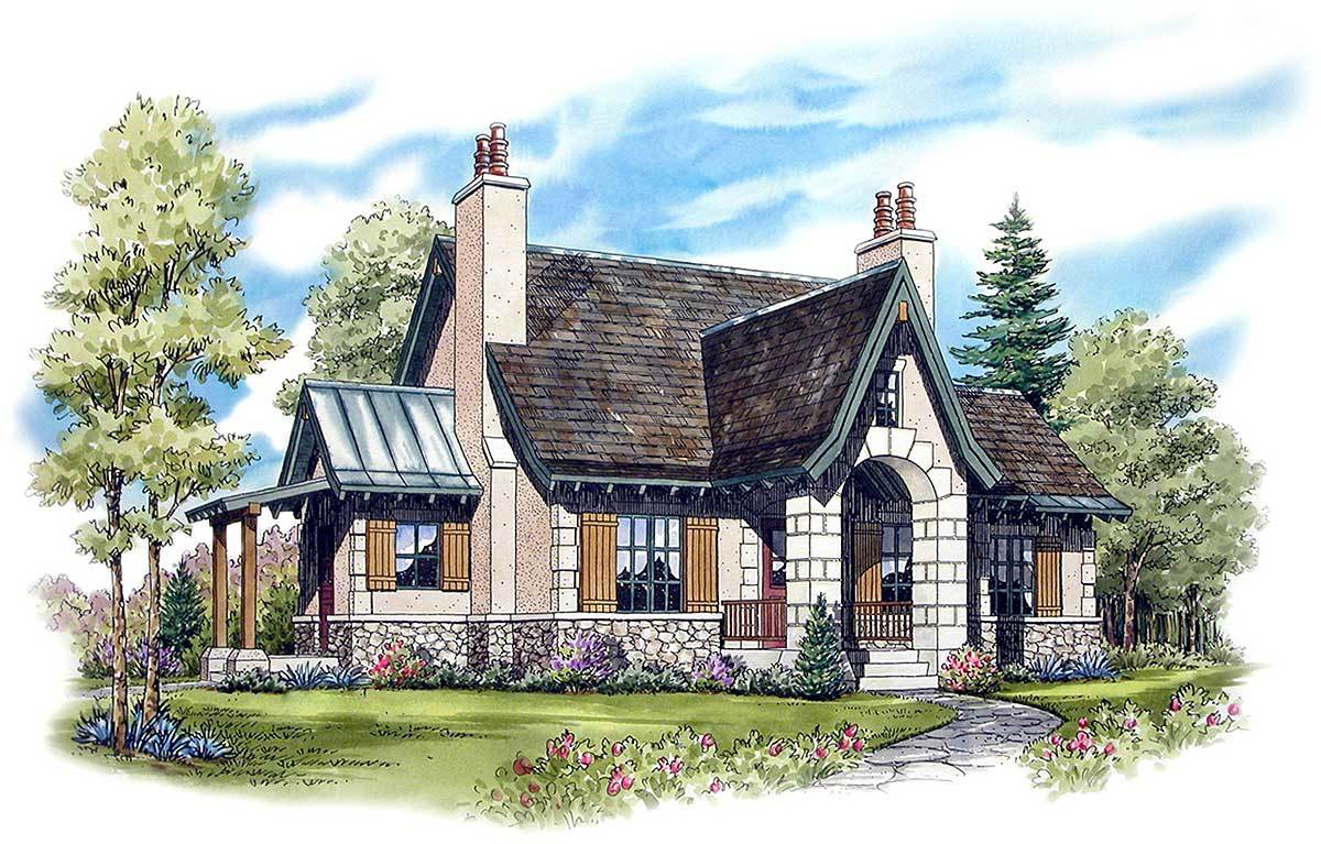 European Cottage - 11551KN | Architectural Designs - House Plans