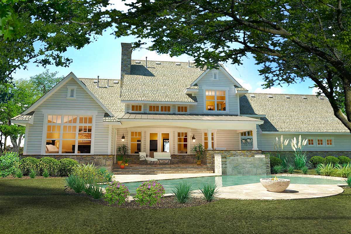 Rockin' Farmhouse With Bonus Room - 16889WG | Architectural Designs ...