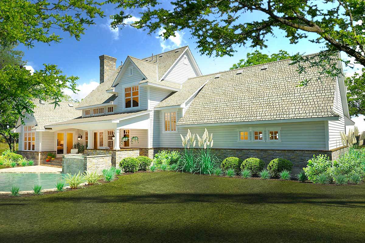 Rockin' Farmhouse With Bonus Room - 16889WG | Architectural Designs ...