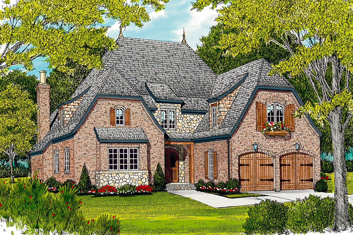 Master Suite with Dual Access - 17503LV | Architectural Designs - House ...