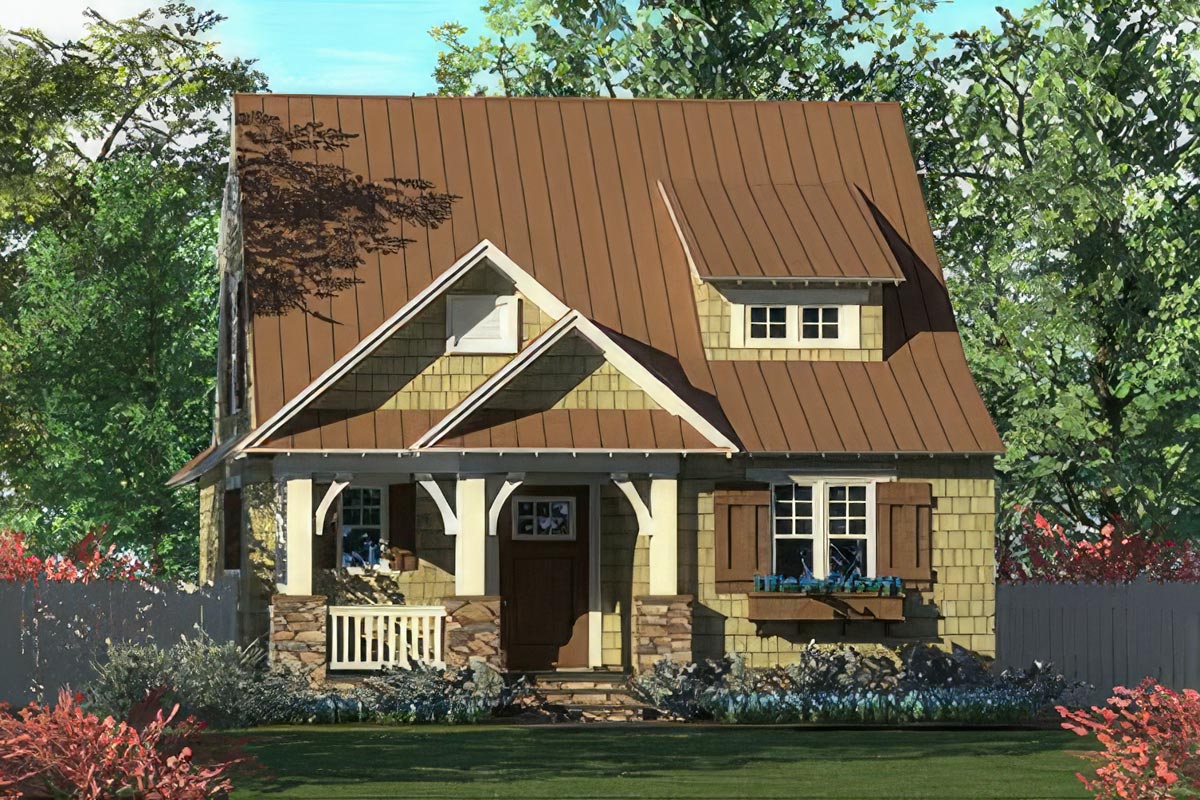 Plan 17736LV: Captivating Country Cottage