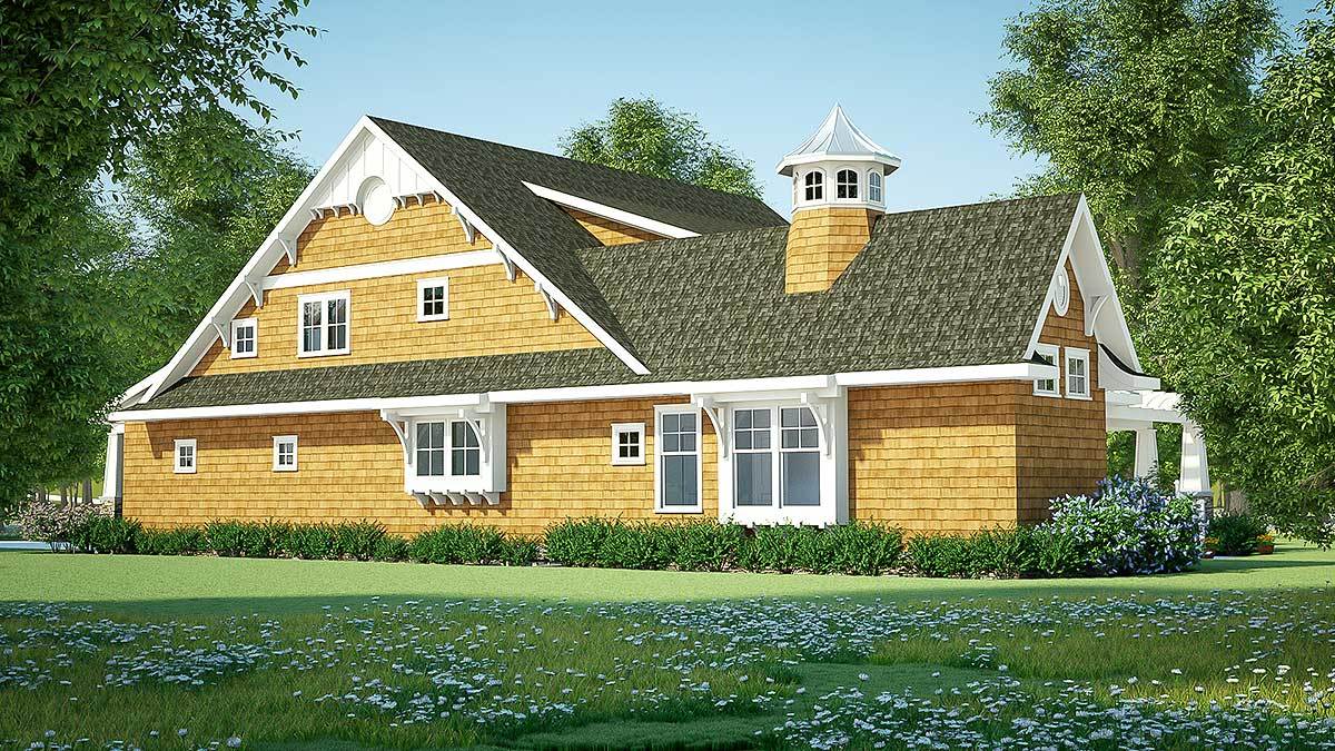 Gorgeous Shingle-Style Home Plan - 18270BE | Architectural Designs ...