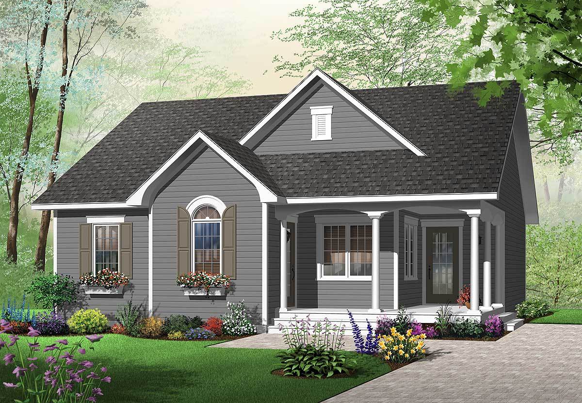 Delightful Cottage Home Plan - 21717DR | Architectural Designs - House ...