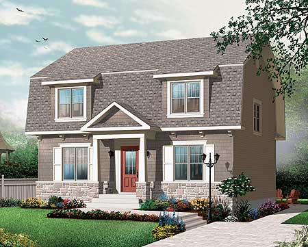 Plan 21883DR: Charming 4-Bedroom Cottage with Traditional Appeal