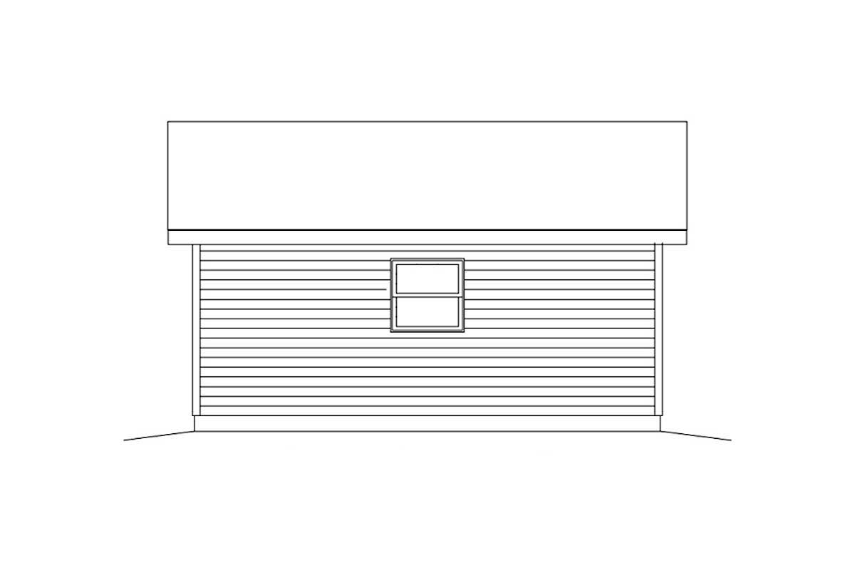Detached 2-Car Garage with Front and Rear Overhead Doors - 484 Sq Ft ...